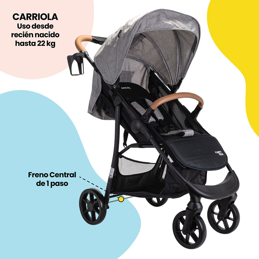 Carriola Sistema de Viaje Happy Ride – Safety 1st México
